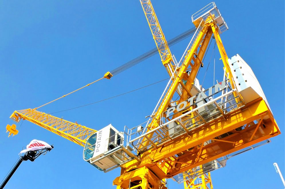 New Potain MCR 295 and prototype MCH 120 displayed at bauma China 2016 ...