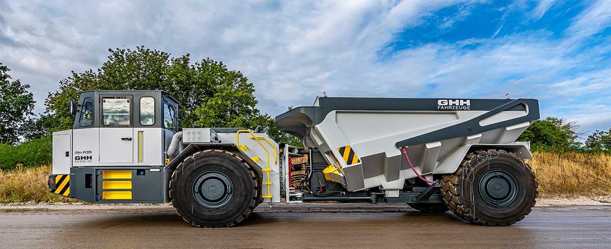 GHH upgrades the MK-A35 underground truck with Stage V compliant engine ...
