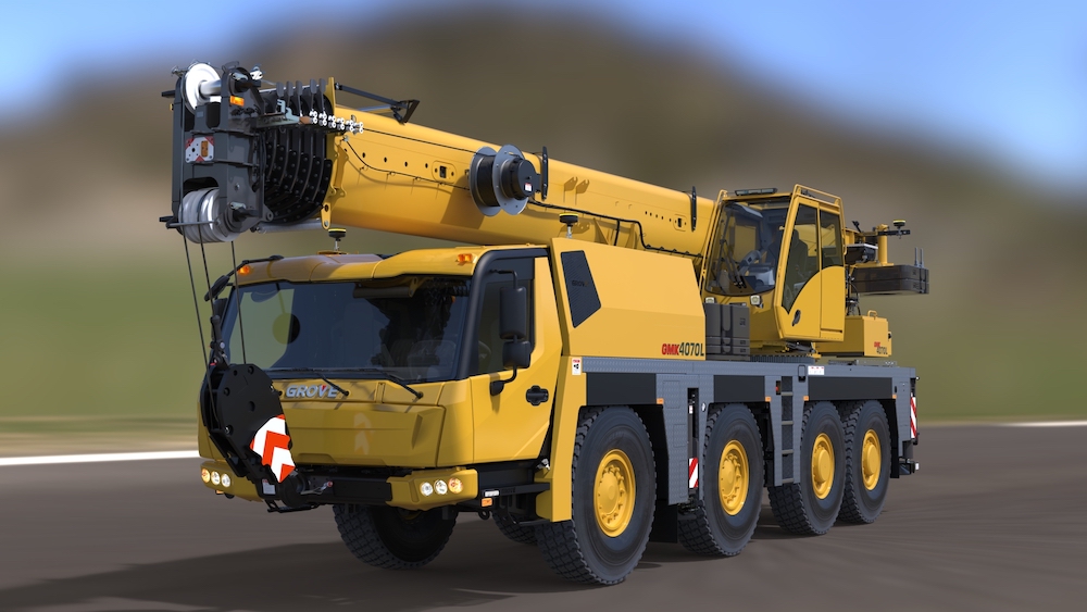 Grove a lansat macaraua tot-teren cu 4 axe GMK4070L - M. EQUIPMENT ...